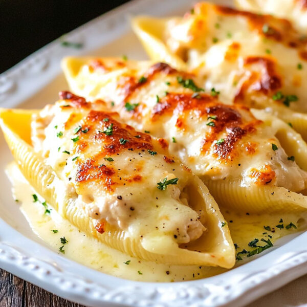 Chicken Alfredo Stuffed Shells: A Creamy and Delicious Dinner Recipe ...